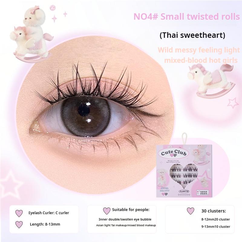 FLORTTE Self-adhesive Eyelashes.New.No glue false eyelashes .Monster ...