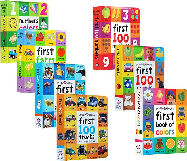 Baby First 100 Words Numbers colors Shapes Animals Trucks Series ...