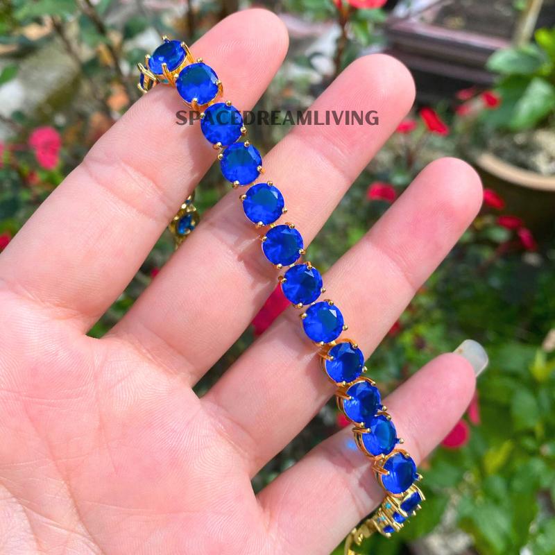 Rantai Tangan Emas Suasa Bulat Batu Zircon Bulat Gold Plated - TikTok ...