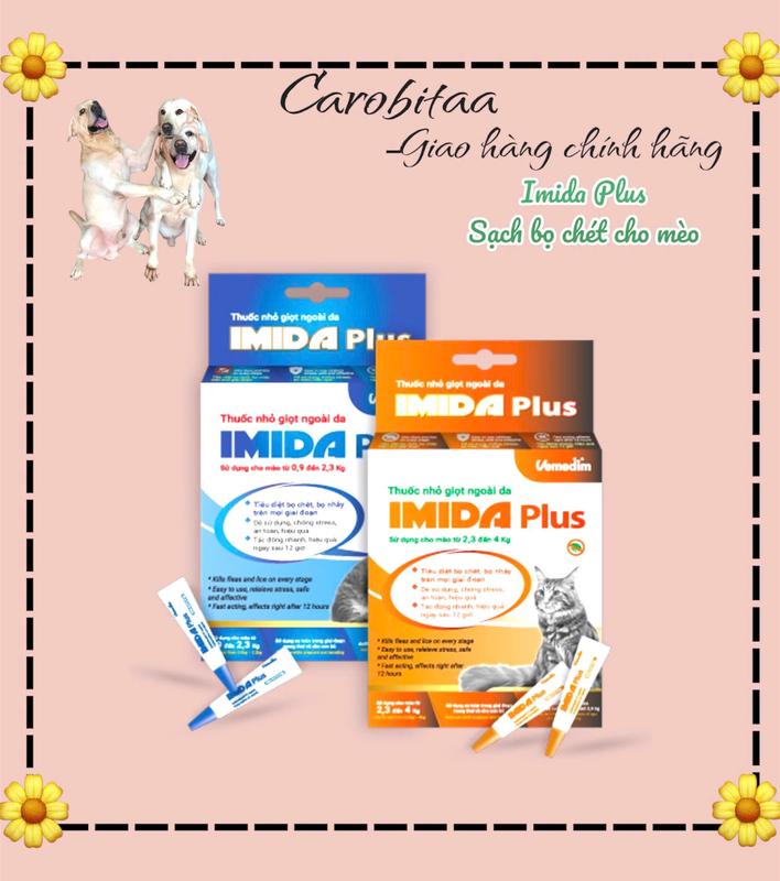 Imida Plus Vemedim Nhỏ Gáy Loại Bỏ Ve Rận Bọ Chét Cho Mèo - - TikTok ...
