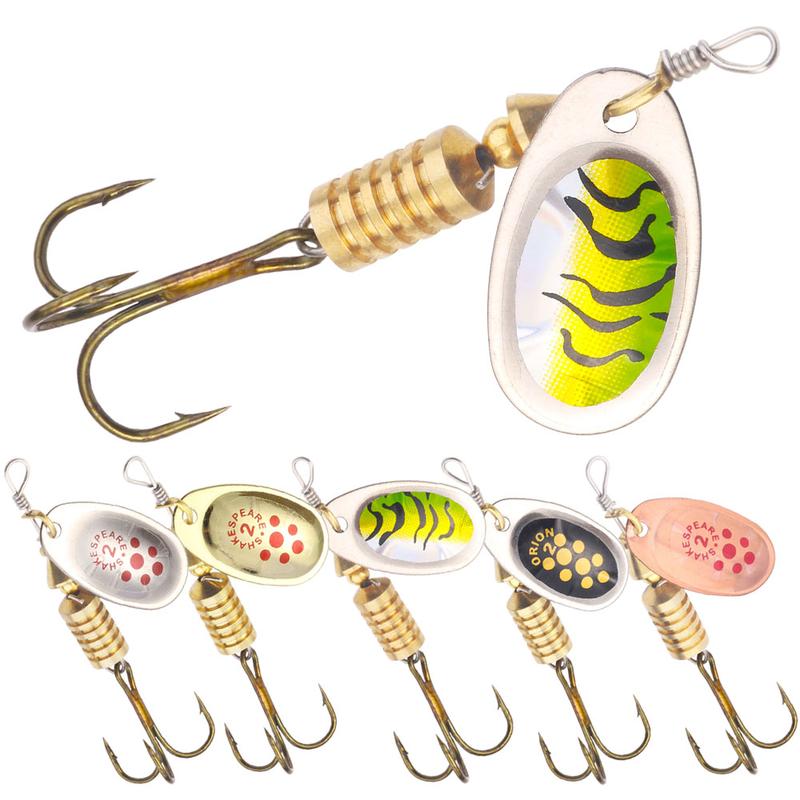 1Pcs 6.1cm5.9g/6.7cm7.3g Spinner Spoon Metal Bait Fishing Lure - TikTok ...
