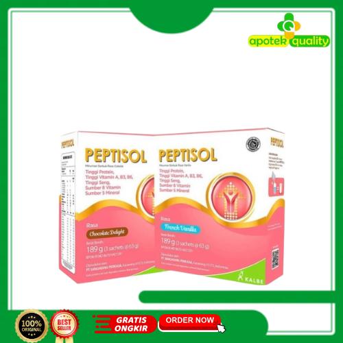 Peptisol Rasa French Vanilla 189 g - Susu Berprotein dengan Rasa - Shop ...