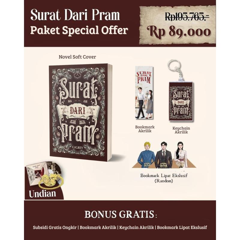 Novel Surat Dari Pram By Gigrey || BAPER - Shop | Tokopedia