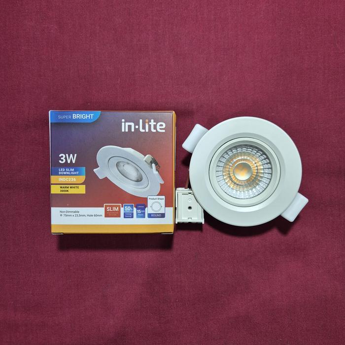 Jual Downlight Led Mini Cob 3 Watt Adjustable/Lampu DownLight Mini 3W ...