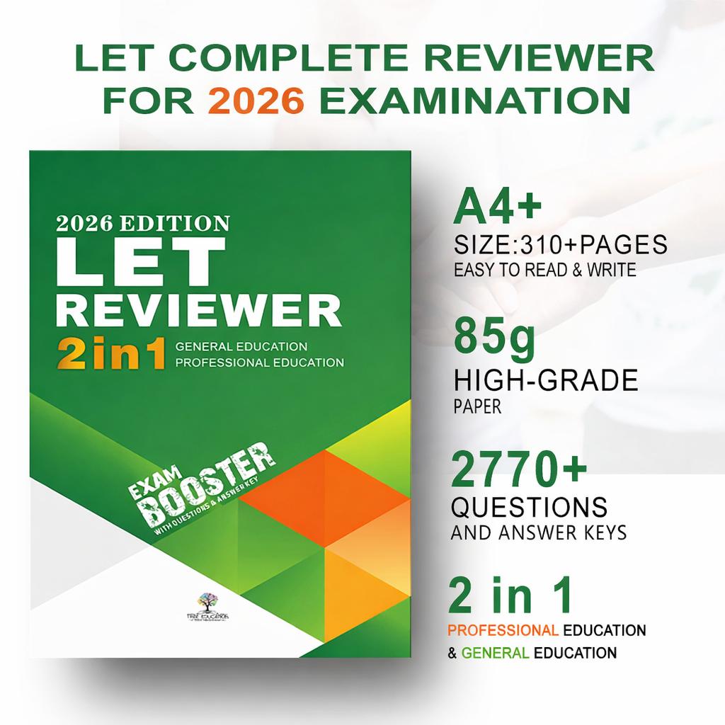 let reviewer 2026 edition new curriculum 2-in-1 Reviewer General ...