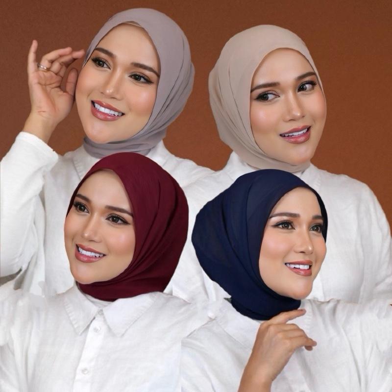 Selendang Sifon dengan Tudung, RHbyNita Chiffon Square - TikTok Shop ...