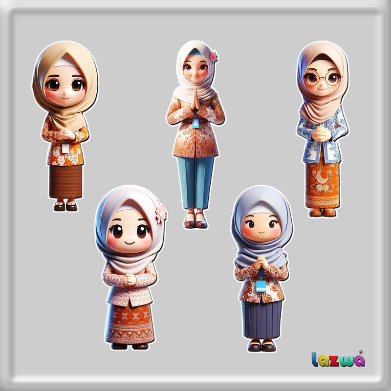 Topper buket guru pria & wanita karakter hiasan untuk buket - Shop ...