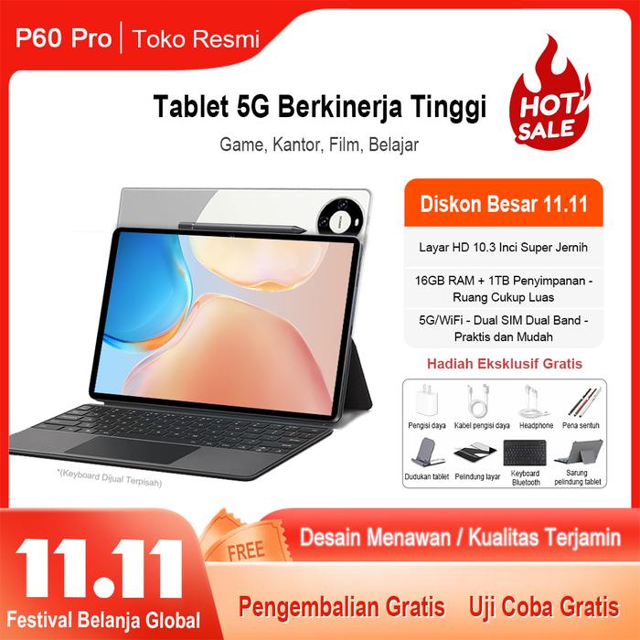 Promo 5G 2025 matepad P60 Pro 10.3" Tablet [16GB+1TB] | Pengalaman Pro ...