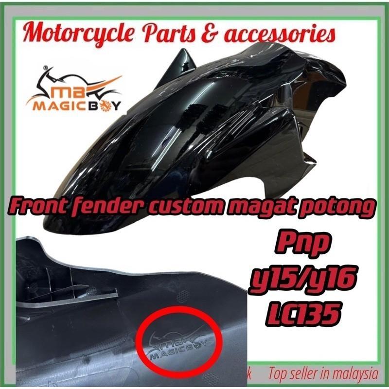 Magicboy front fender custom Y15 Y16 LC135 (Black) mudguard magat ...