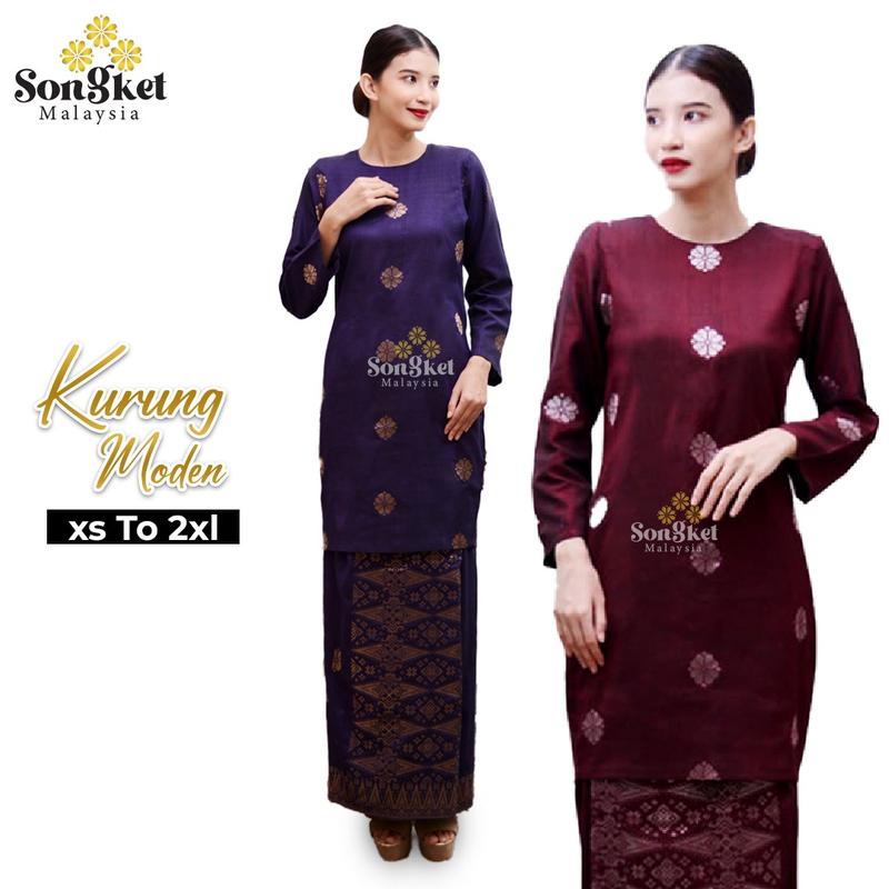 Baju Kurung Moden | Size XS-2XL | By Songket Malaysia | Cotton - TikTok ...