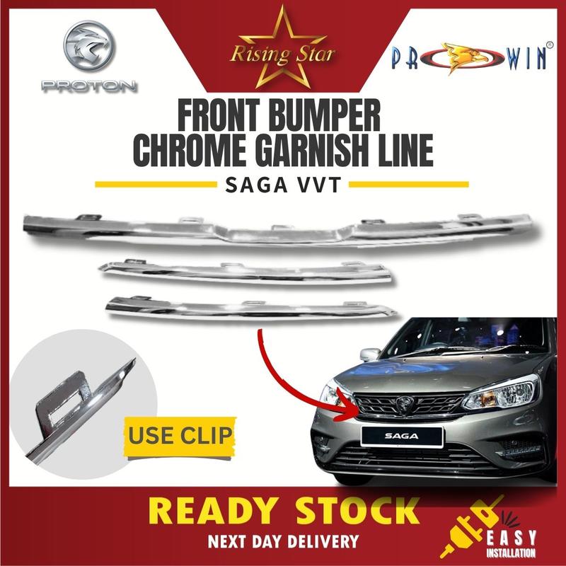 [Proton saga VVT (2019-2023) Front Bumper Chrome Garnish Line] - TikTok ...
