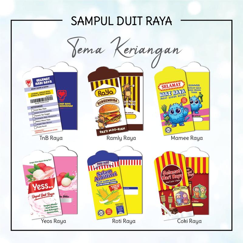 Sampul Duit Raya 2025 Cantik Comel Viral - TikTok Shop Malaysia