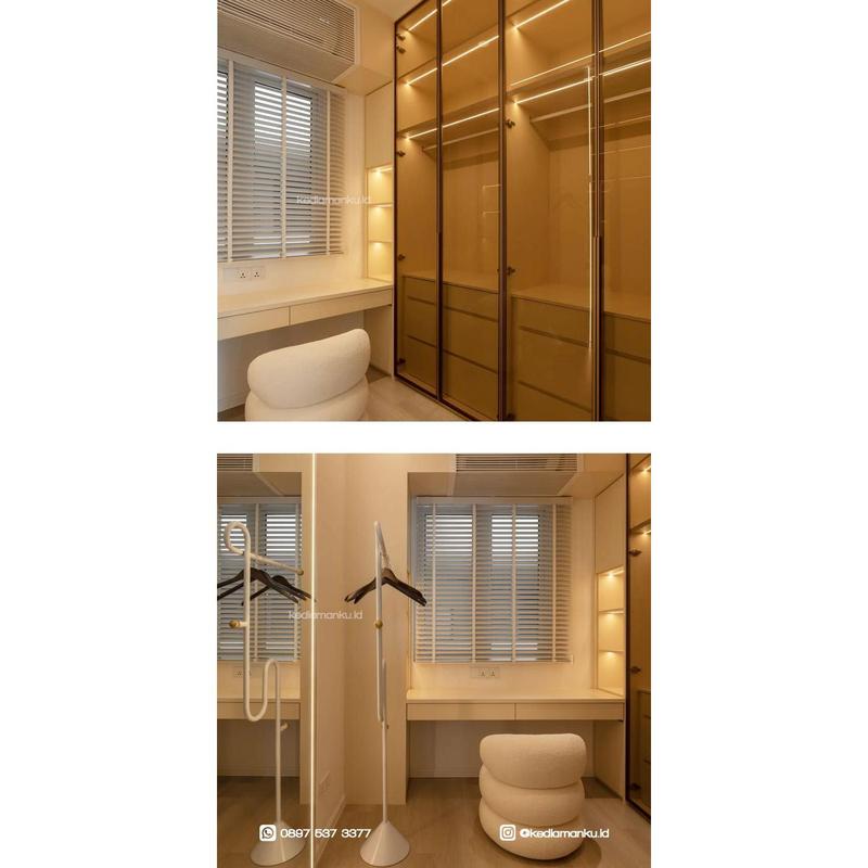 Lemari Custom Walk In Closet Wardrobe Premium Kaca Gratisongkir - Shop ...