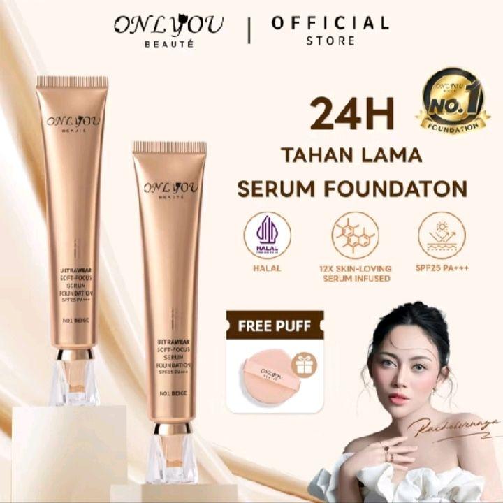 ONLYOU Foundation concealer pengontrol minyak, pelembab, tahan - Shop ...