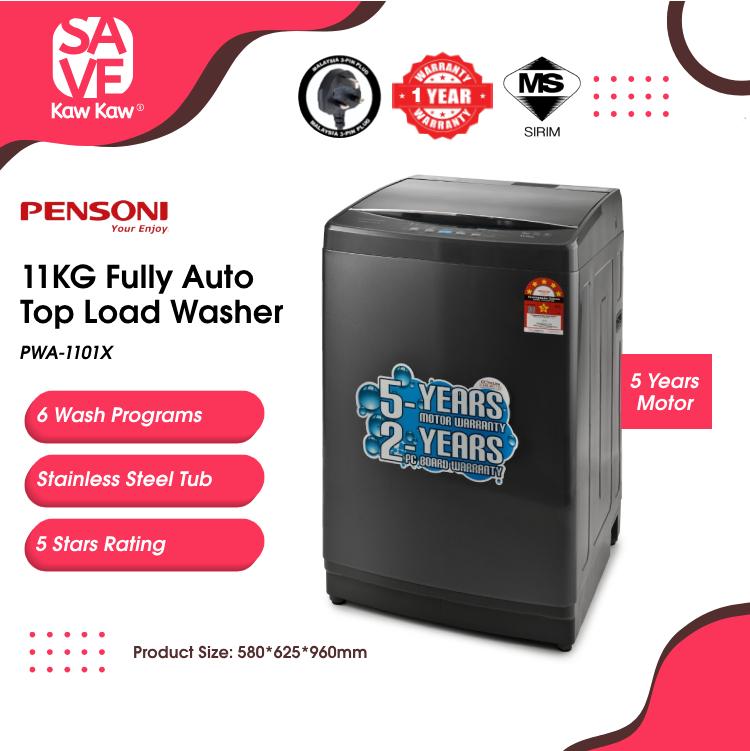 Pensonic 11KG Fully Auto Top Load Washing Machine Mesin Basu - TikTok ...