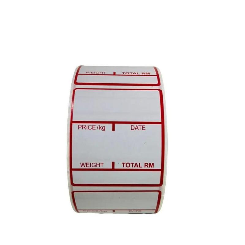 Thermal Scale Label Sticker Timbang Sticker 40 x 46mm 600pcs - TikTok ...