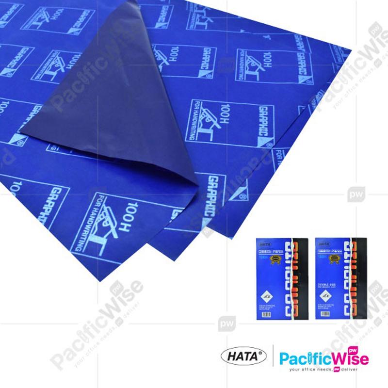 Hata + Kertas Karbon + Warna Biru + Bujang + 10 helai / 50 helai ...