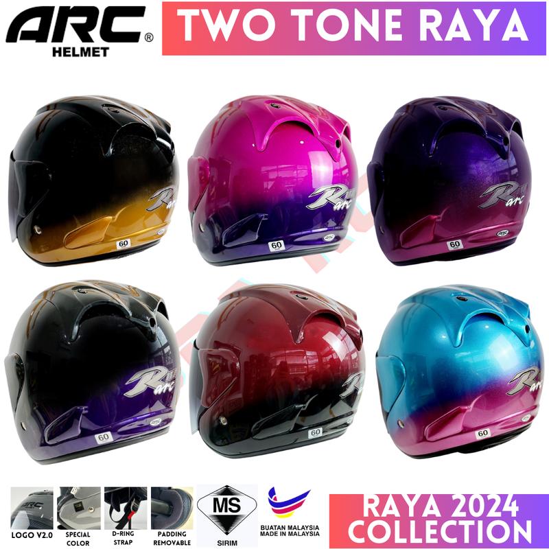 ARC Ritz Two Tone SPECIAL COLOR 2023/2024 Helmet Motosikal - TikTok ...