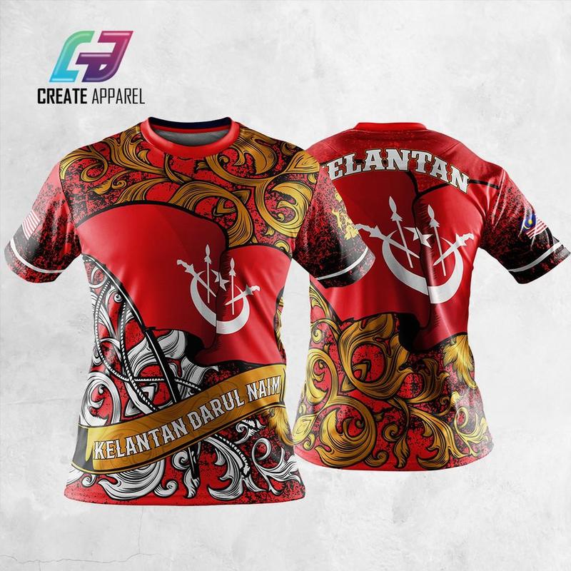 Kemeja-T BAJU KELANTAN, baru, CIPTA APPAREL - TikTok Shop Malaysia