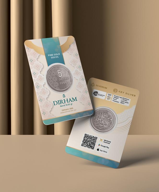 1 dan 5 Dirham Silverium MiniGold - Shop | Tokopedia