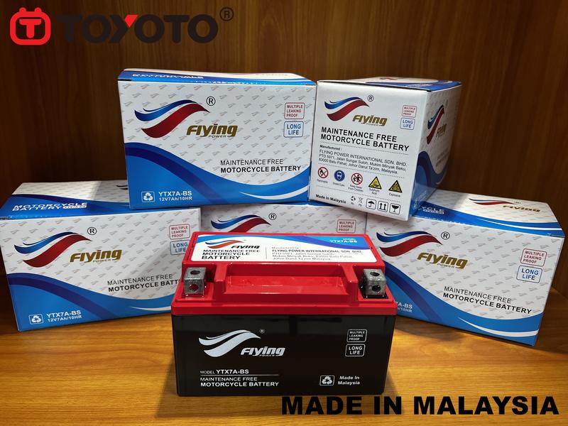 FLYING BATTERY YTX7A-BS YTX7A BATTERY KARISMA / SM SPORT 110 - TikTok ...