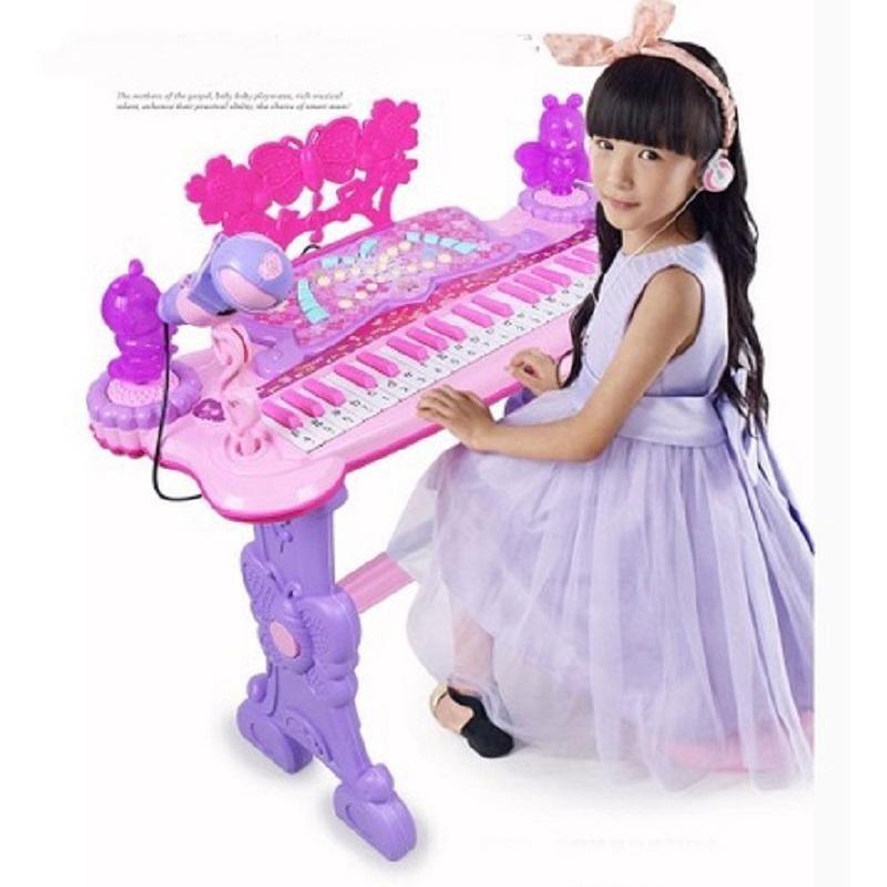 (SG Ready) Children Princess Table Piano with Chair & Microphone ...