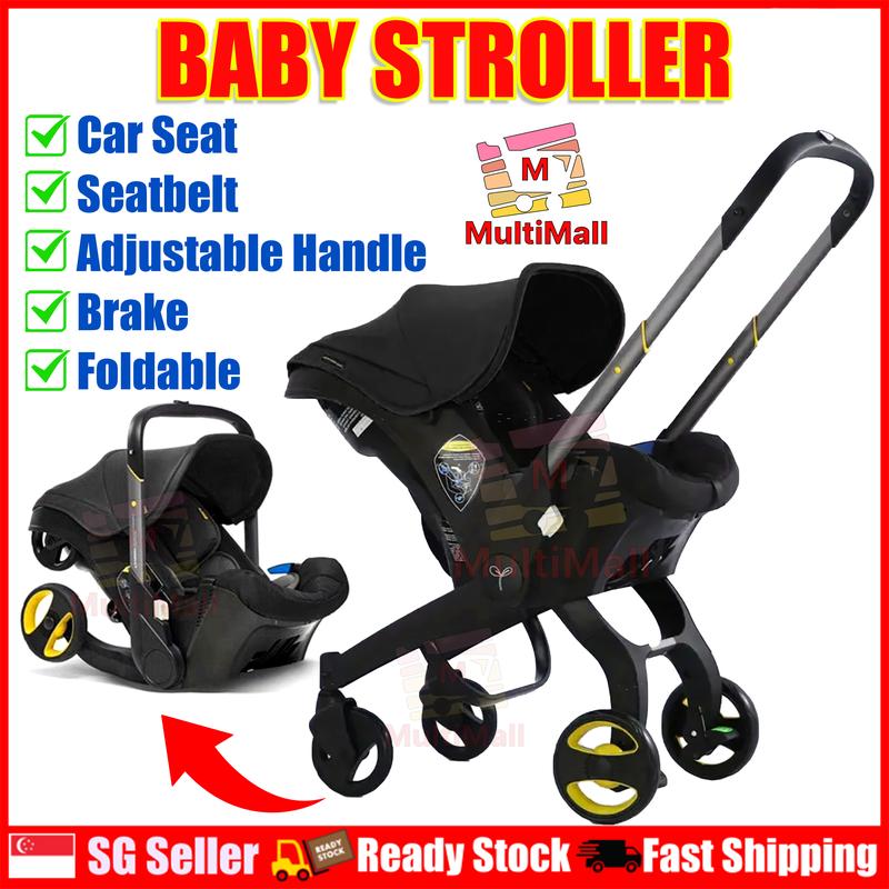 [MultiMall] Baby Stroller with Car Seat Headrest, Baby Stroller Light ...