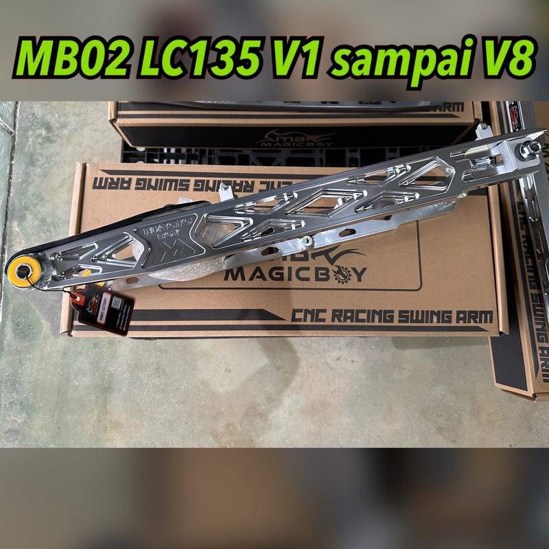 MB02 Swing Arm Lc135 V1 sampai V8 Extra Panjang 2 Inch - TikTok Shop ...