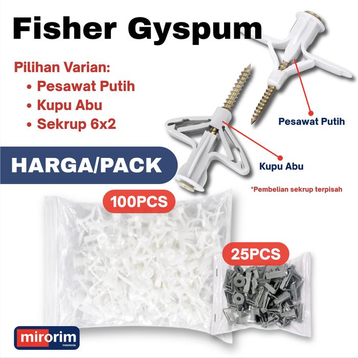 Jual Fisher Gypsum Viser Sekrup Plafon Gipsum Fiser Skrup Dinding ...
