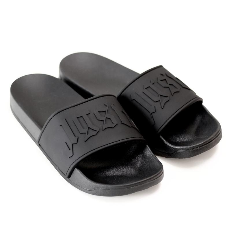 JGSW BLACK LOGO SANDAL (BLACK COLOR) KASUT SELIPAR - TikTok Shop Malaysia