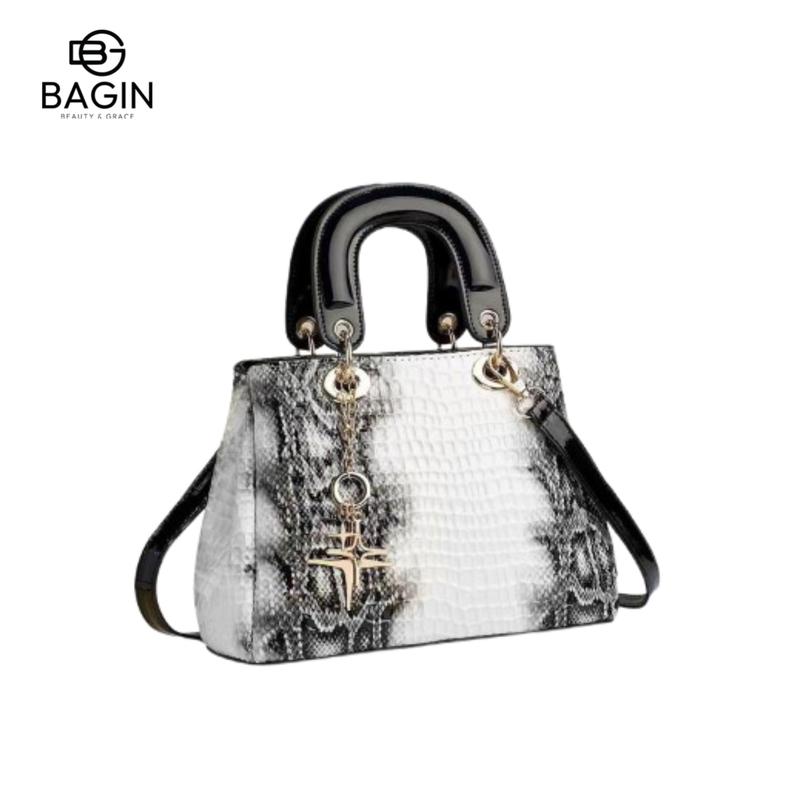 【BAGIN】Falisha Bag - Shoulder Bag Wanita Tas Bermotif Kulit Pu - Shop ...