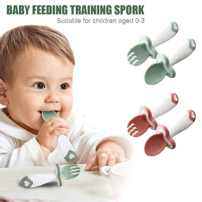 Latihan Bayi Pemegang Pendek, Set Garpu Sudu Kanak-kanak, Se - TikTok ...