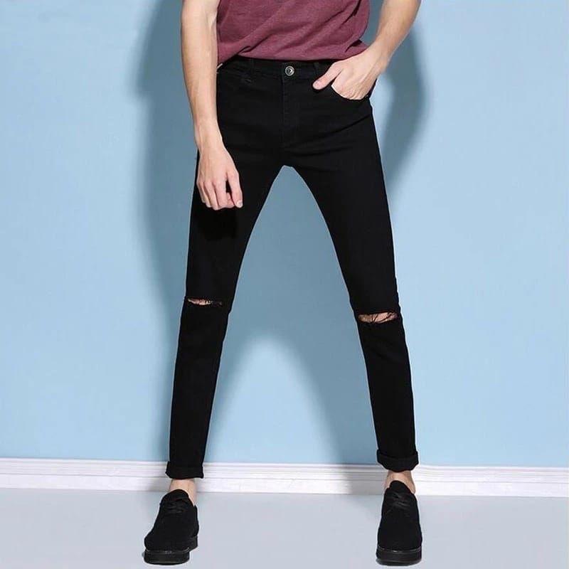 New Denim slime fit/ skinny koyak style pant for unisex - TikTok Shop ...