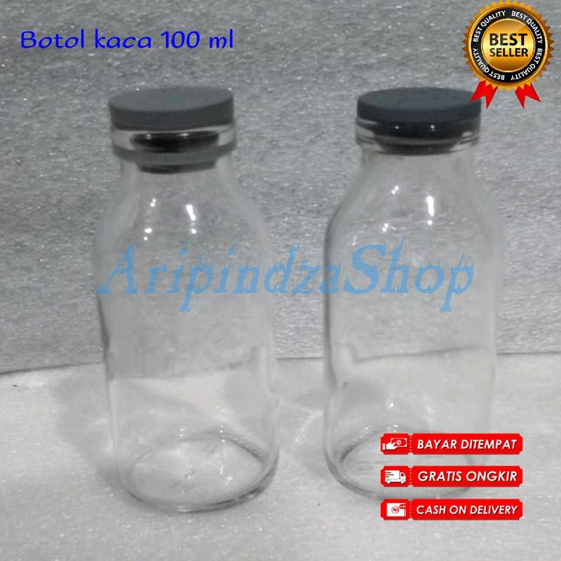 BOTOL ASI | BOTOL KACA 100ML Anti Tumpah Bayi - Shop | Tokopedia