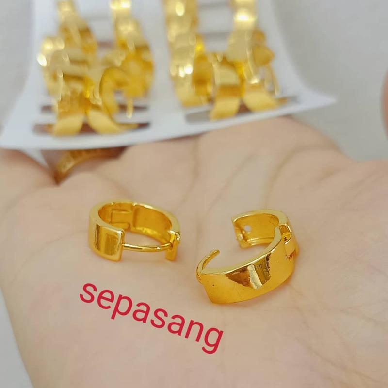 Subang Emas Bangkok Earring GOLD PLATED - TikTok Shop Malaysia