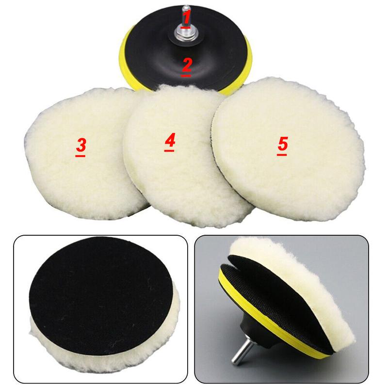 PAKET WOOL POLES SET 5 PCS BACKING PAD TATAKAN + BAUT KONEKTOR - Shop ...