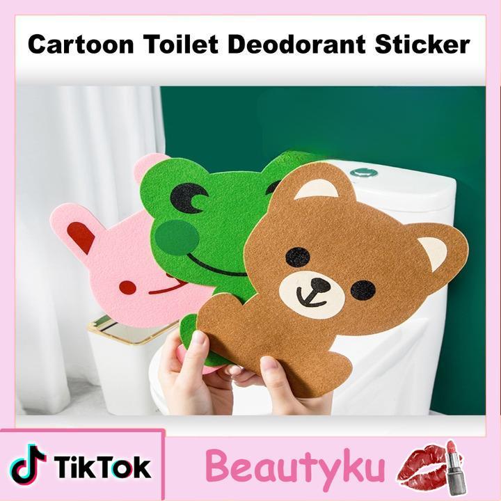 Toilet Fragrant Deodorant Cute Cartoon Animals Sticker Toile - TikTok ...