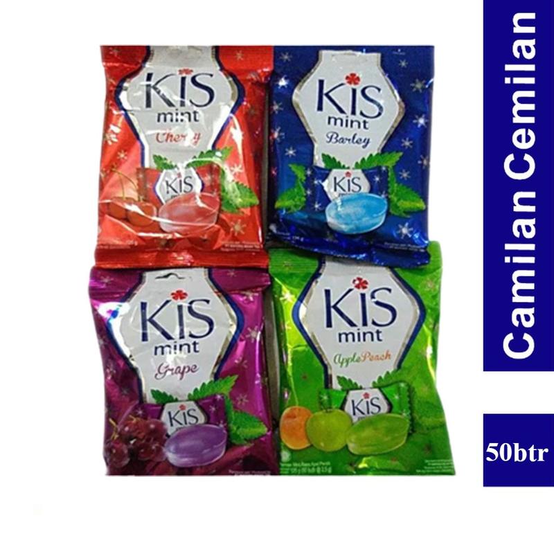 Permen Kis Mint Rasa Cherry Grape Apple Peach Barley zak 125 - Shop ...