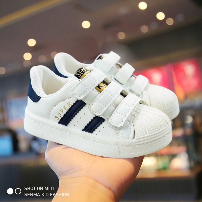 SENMA Rubber Shoes For Kids Boys White Shoes Sapatos Korean Baby ...