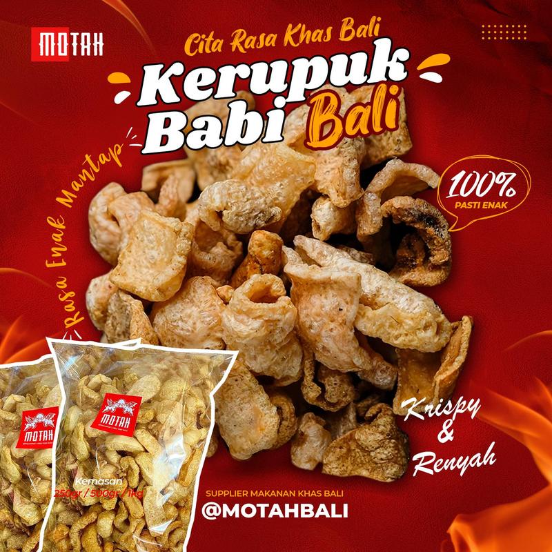 Cemilan Kerupuk Babi 1/2kg Khas Bali / Kulit Rambak Babi / Kulit - Shop ...