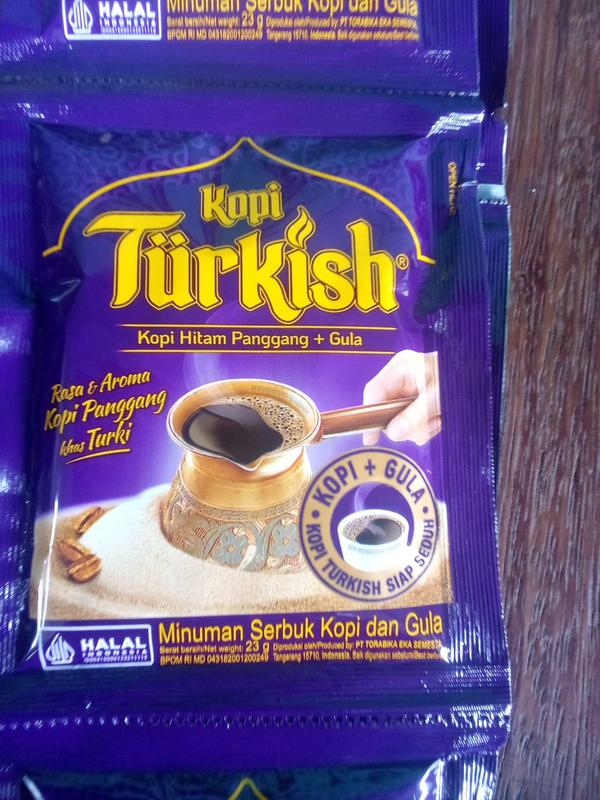 kopi turkish 1 renceng / 1 renceng isi 10 pcs / kopi hitam + - Shop ...