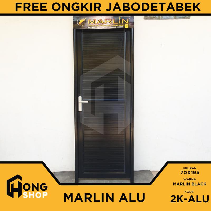 Pintu Kamar Mandi Aluminium Full Panel MARLIN - Shop | Tokopedia