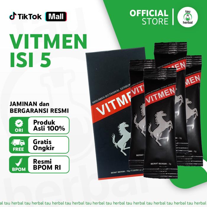 Jual Vitmen Obat Kuat Pria Dewasa Herbal Menambah vitalitas Bpom ...