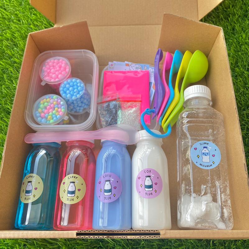 SLIME KIT LENGKAP JUMBO BY NEWBEAUTIFULSLIME TOFU SLIME ORIGINAL - Shop ...