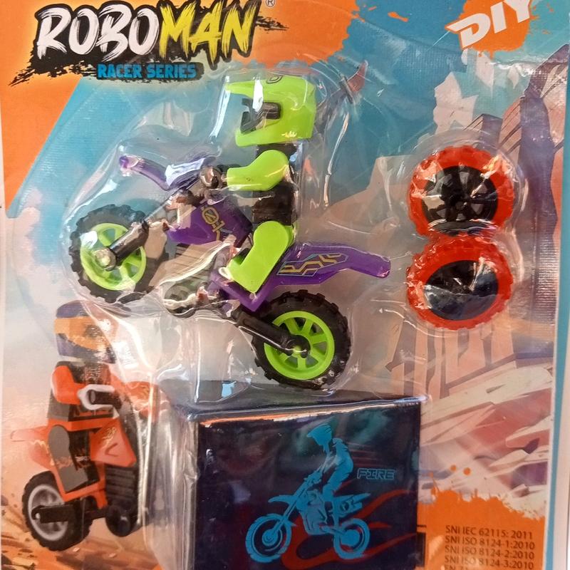 Roboman Race series Motor Trail Mainan DIY - Shop | Tokopedia