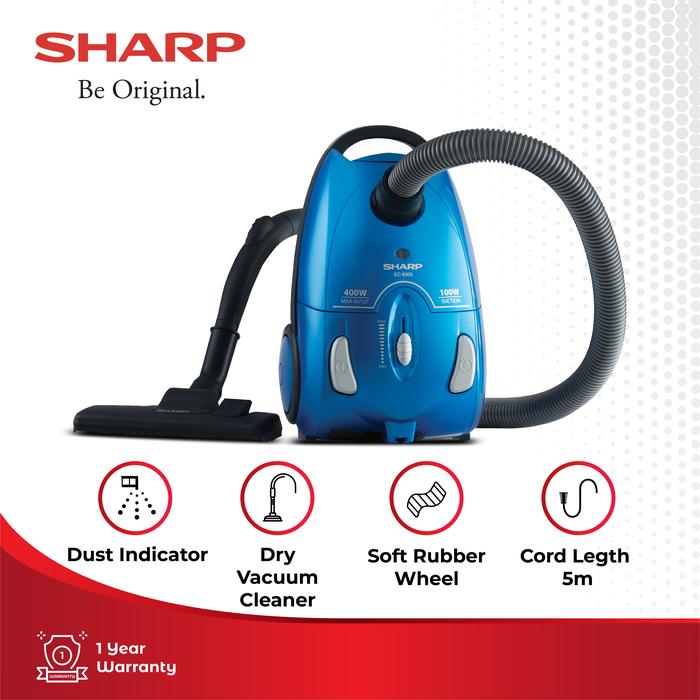 Jual SHARP Vacuum EC-8305 B Dry Vacuum Cleaner Penghisap Debu 400W ...