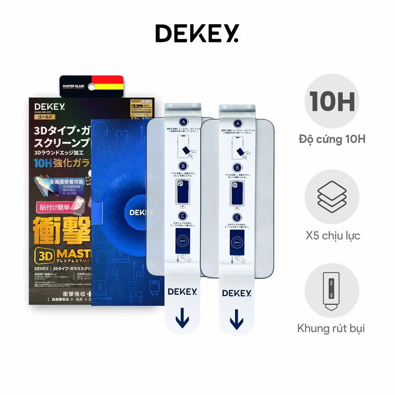 Kính Cường Lực Điện Thoại Cao Cấp 10H Dekey 3D Master Glass - TikTok ...