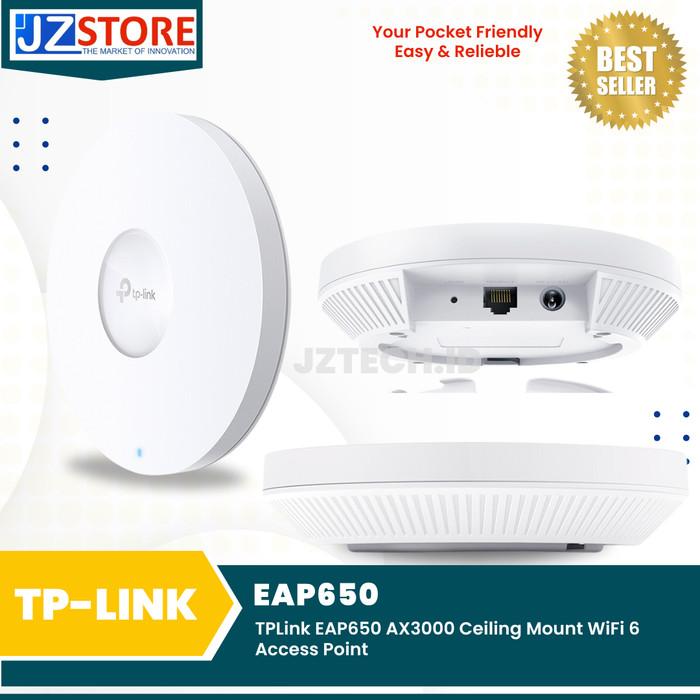 Jual TPLink EAP650 AX3000 Ceiling Mount WiFi 6 Access Point - Kota ...