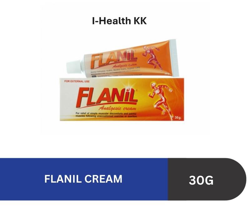 Flanil Cream 30g - Cream untuk melegakan sakit otot secara berkesan ...