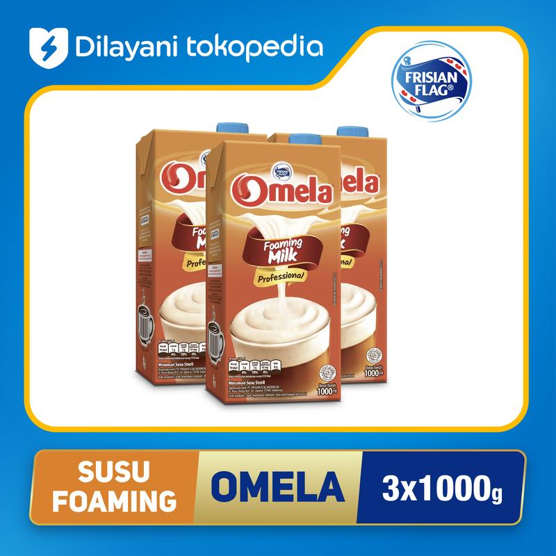 Frisian Flag Omela Foaming UHT 1000ml [3 Pcs] - Shop | Tokopedia